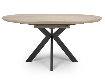 Manhattan Extending Round Table 1200-1600mm Oak - Millbrook Garden Centre